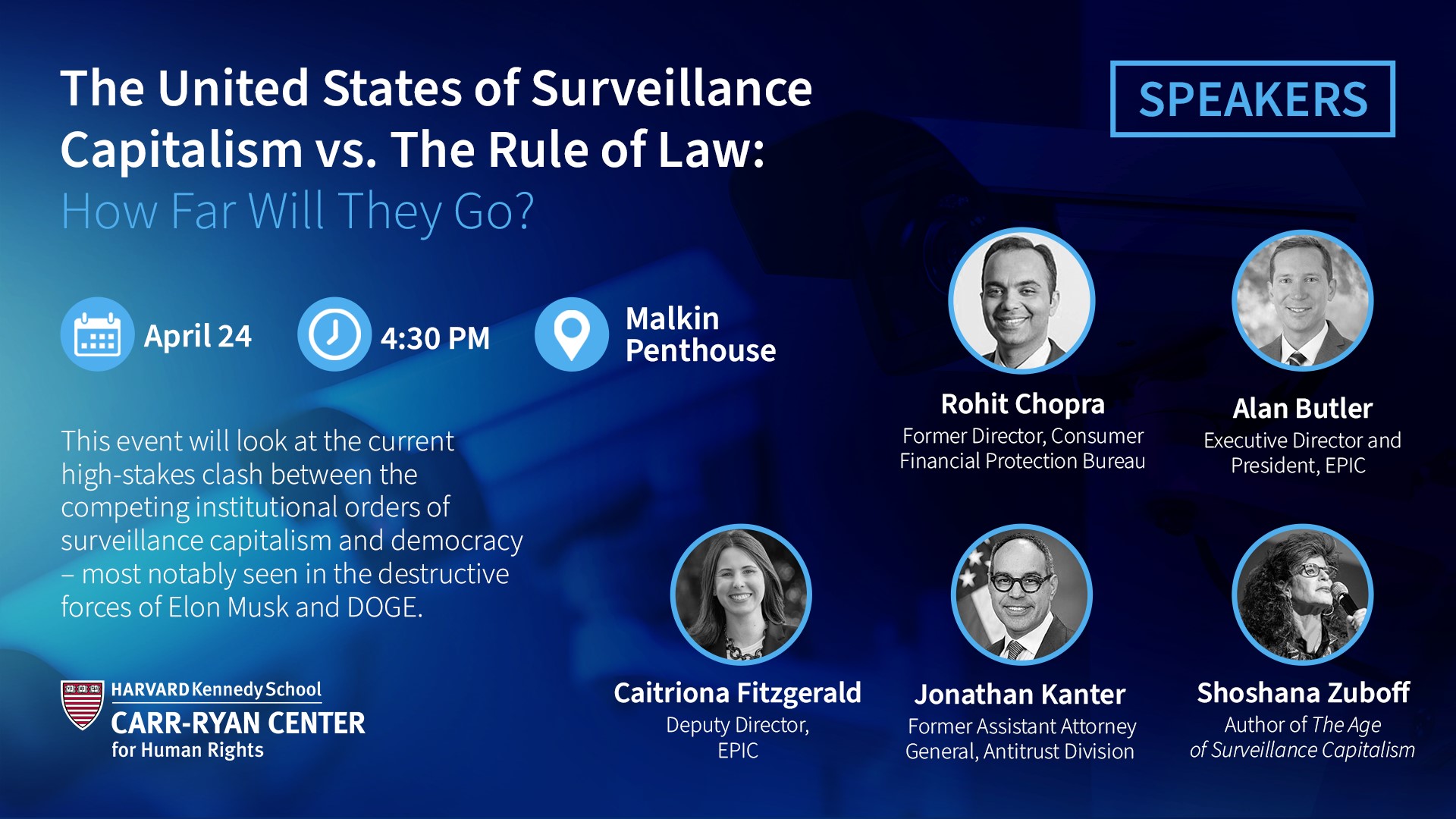 Panel: The United States of Surveillance Capitalism vs. The Rule of Law ...
