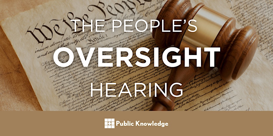 The People’s Oversight Hearing – EPIC – Electronic Privacy Information ...