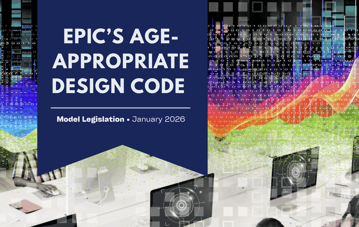 PRESS RELEASE: EPIC Publishes Model Bill to Protect Minors from Online ...